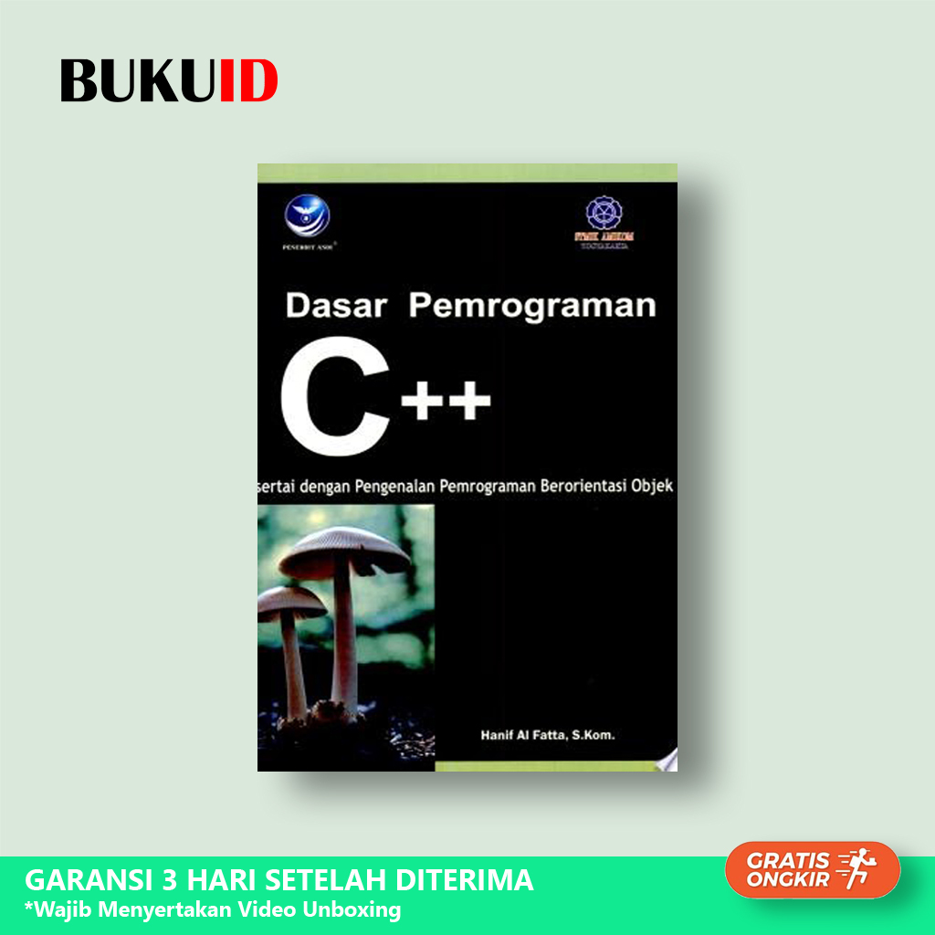 Jual Buku Dasar pemrograman C++ Disertai dengan Pengenalan Pemrograman ...