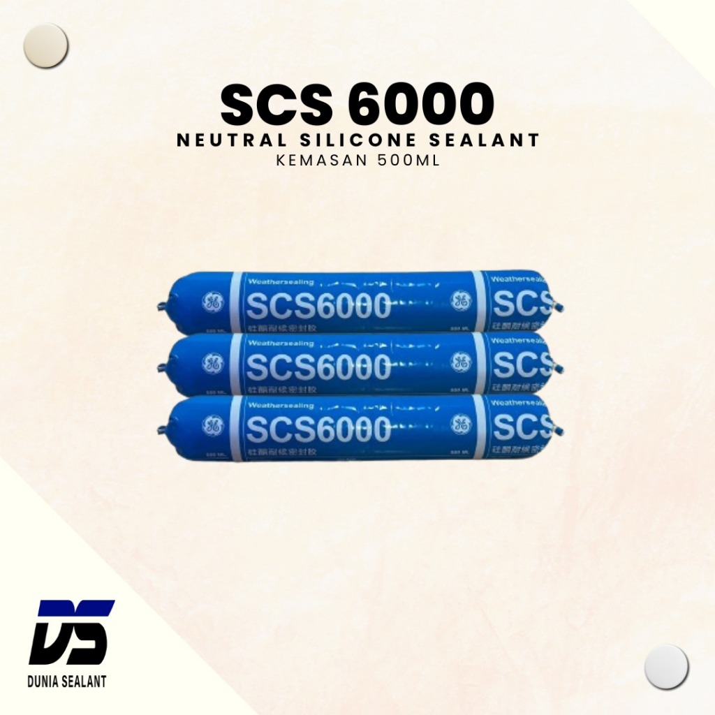 Jual GE SCS 6000 ACP Weatherproofing Sealant Non Staining | Shopee ...