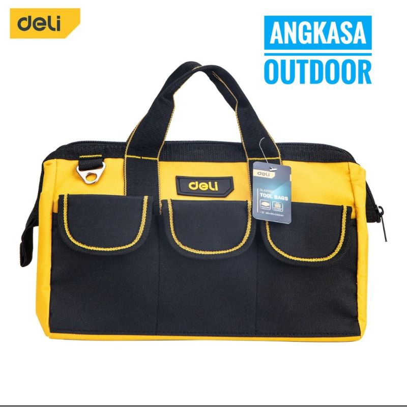 Jual Deli Tool Bag, Tas Perkakas Multifungsi Bahan Kuat, Tas Alat ...