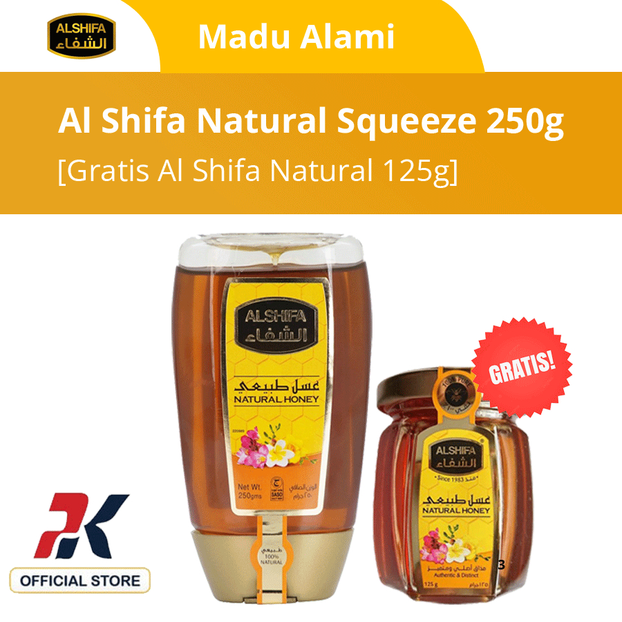Jual [Gratis Al Shifa Natural 125g] Al Shifa Natural Squeeze 250g ...