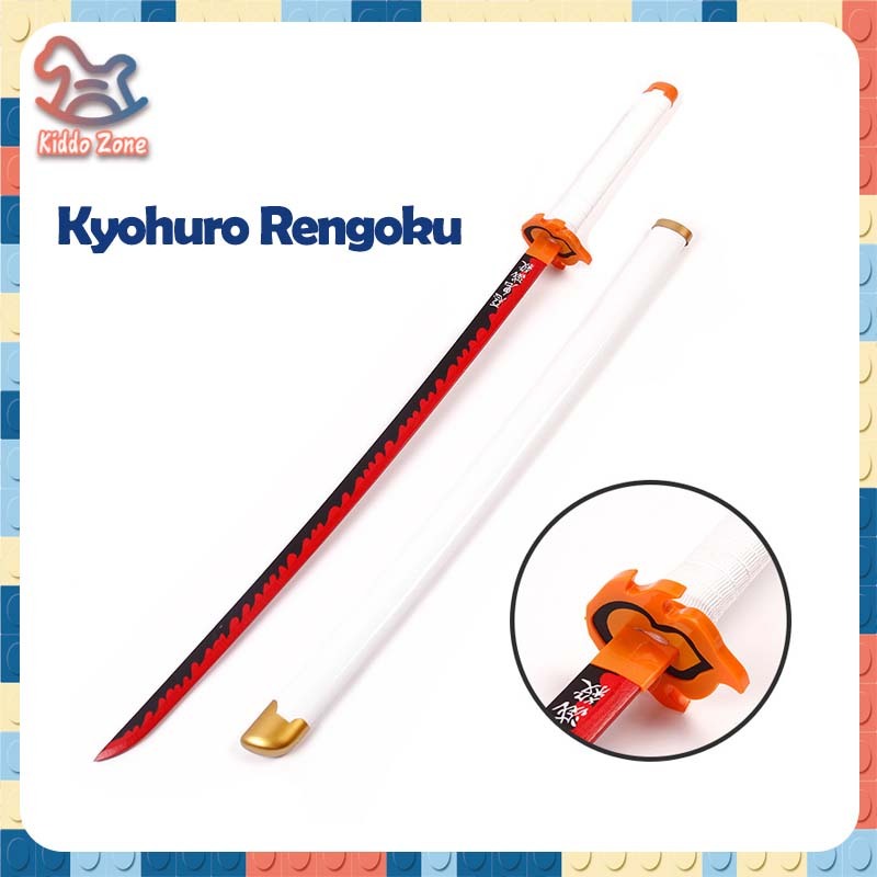 Jual Mainan Pedang Nichirin Tanjiro Kimetsu No Yaiba Rengoku Kyojuro ...