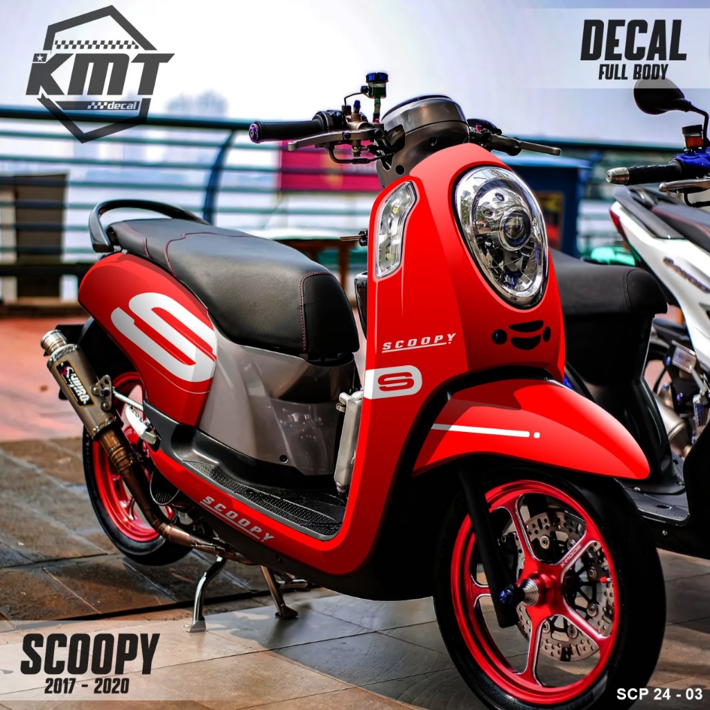 Jual Decal Scoopy Full Body Scoopy 2013 2014 2015 2016 Motif/Desain ...