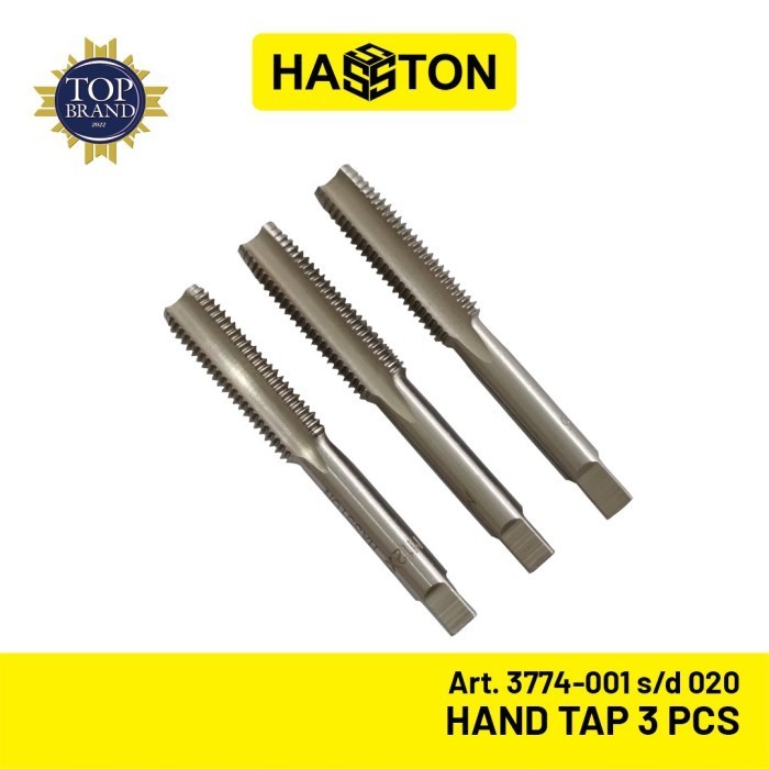 Jual Hasston Hand Tap / Tap Ulir / Senai Tap 3 pcs (3774) | Shopee ...