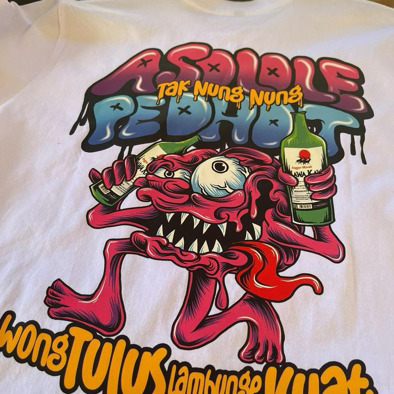 Jual Kaos ASOLOLE PEDHOT TAK DUNG DUNG BAJU WONG TULUS LAMBUNGE KUAT ...