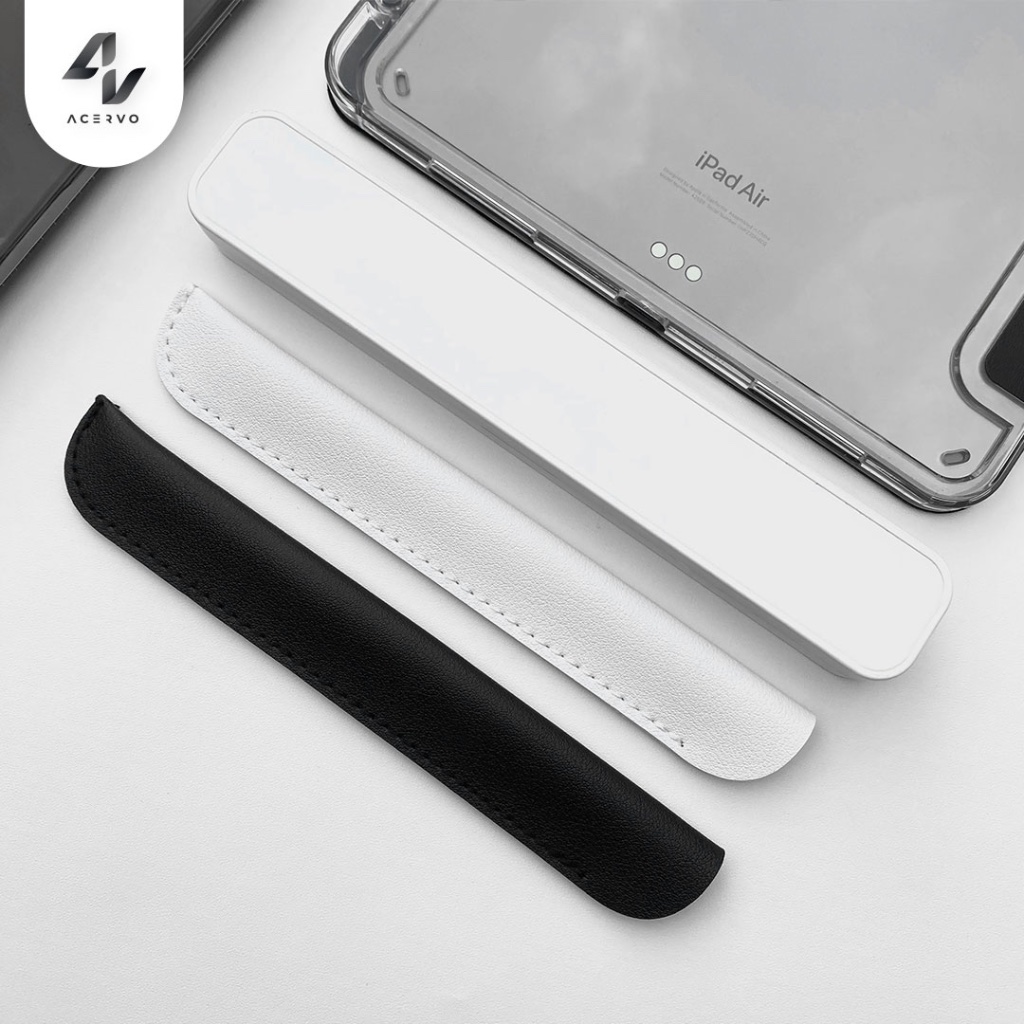 Jual Acervo Stylus Pen Box Leather Kotak Penyimpanan Shock Proof ...