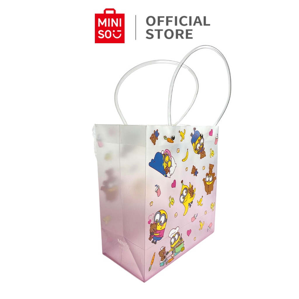 Jual Miniso Official Minion Series—PP Gift Bag Miniso x Minion as a ...