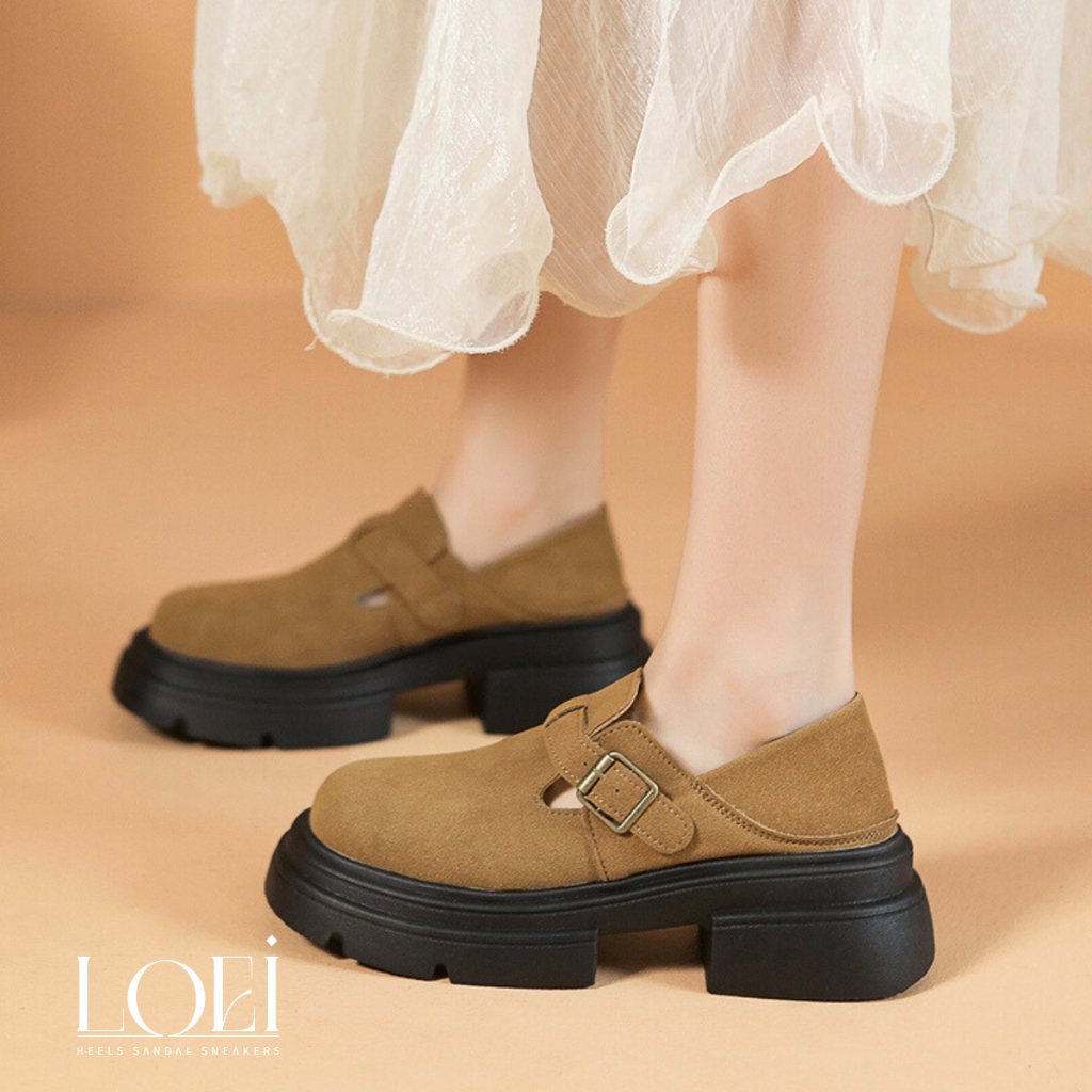 Jual SALE LOEI Thea Sepatu Platform Wanita Sepatu Boots Fashion Terbaru ...