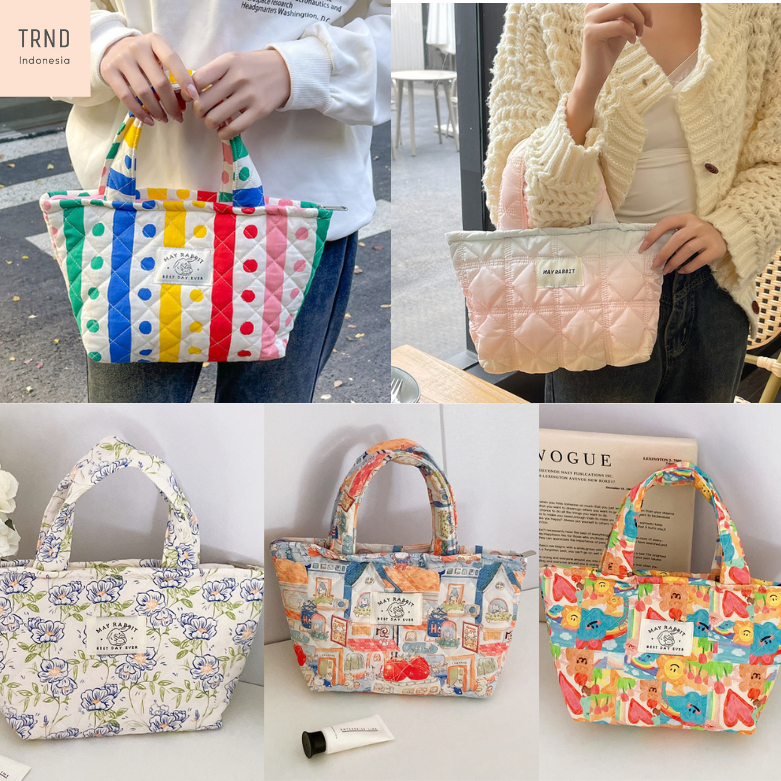 Jual Tas Wanita Jinjing Hera Puffy Bag Tas Tangan Mini Piknik Fashion ...