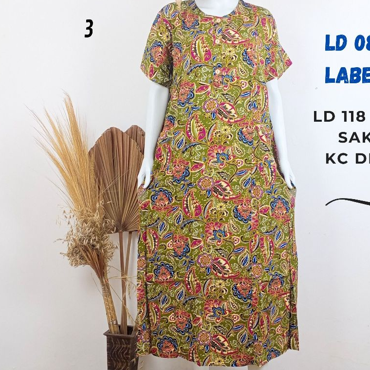 Jual Daster Kekinian Kencana Ungu Lengan Pendek LD 04 KUB Original ...