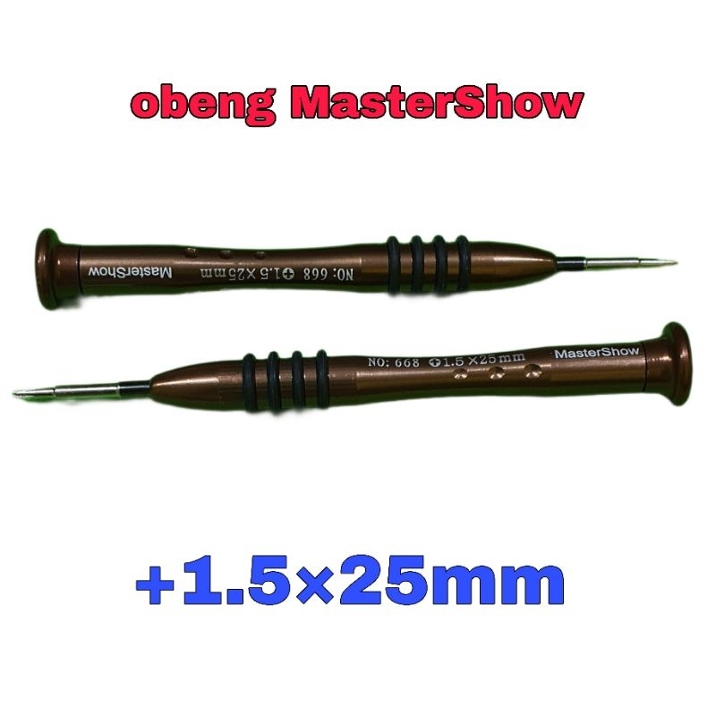 Jual obeng handphone plus mastershow 1.5 x 25mm | Shopee Indonesia