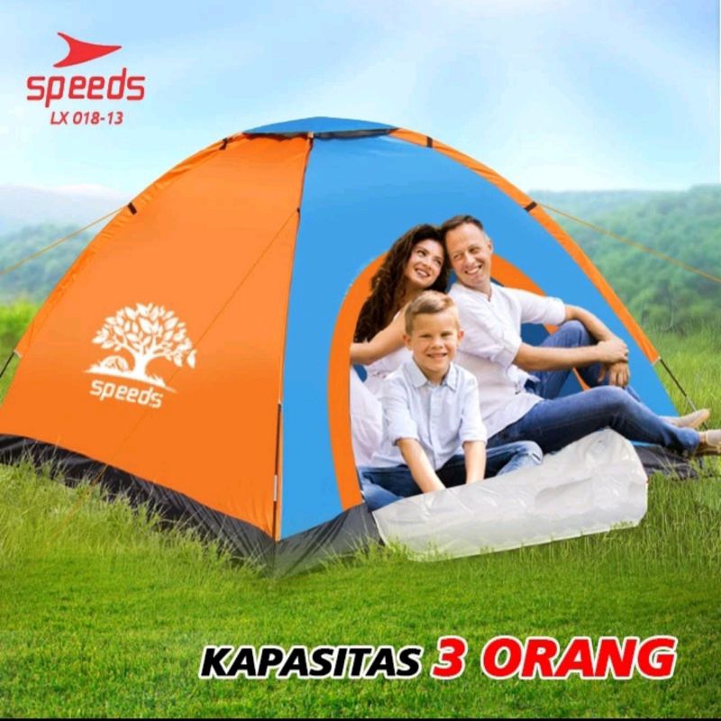 Jual Tenda Camping Buka otomatis, Tenda Dome Muat 3-4 Orang | Shopee ...