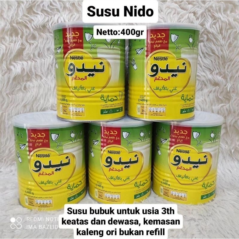 Jual Susu nido 400gr made in UAE | susu nido saudi usia 3tahun ke atas ...