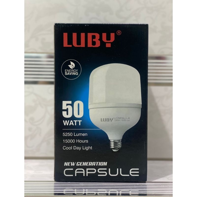 Jual LAMPU LED BULB CAPSULE LUBY 28W 38W 45W 50W WARNA PUTIH | Shopee ...