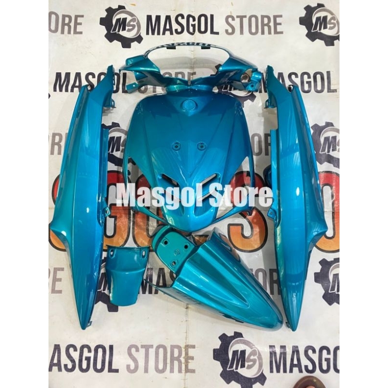 Jual Cover Full body halus Yamaha Mio sporty Biru relaxa custom ...