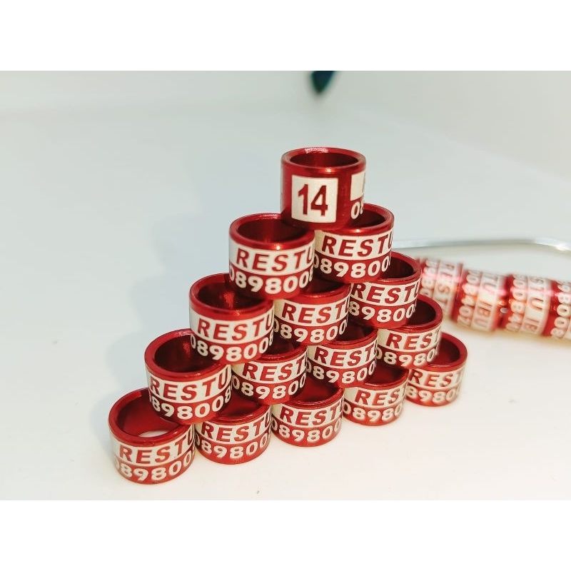 Jual RING MERPATI BISA CETAK NAMA MINIMAL 10 BIJI WINNER VARIASI ...