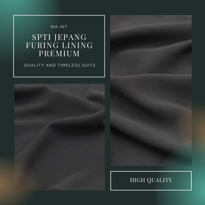 Jual Kain Furing Lining Premium SPTI Jepang Super Soft Bahan Hijab Dan ...