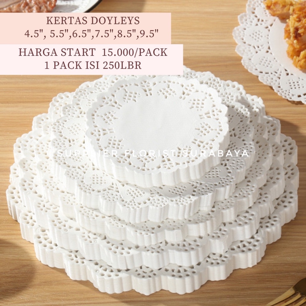Jual [1 PACK ISI 250 LEMBAR] KERTAS DOYLEYS UKURAN 4,5" / 5,5" / 6,5 ...