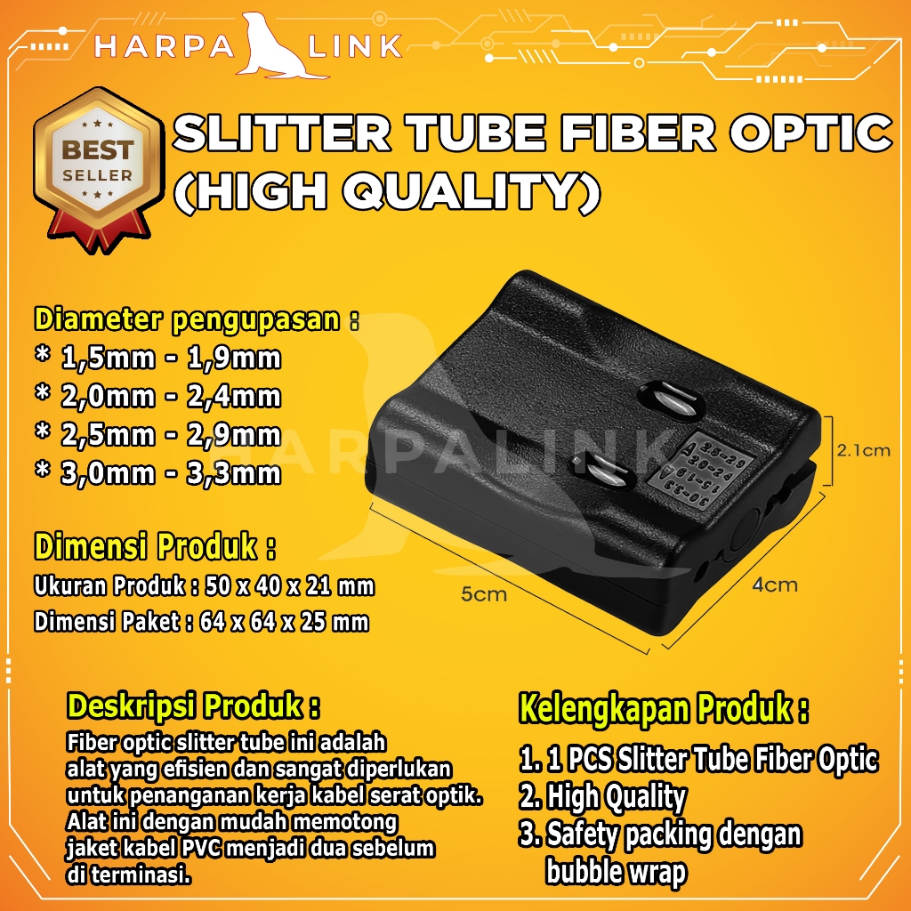 Jual Fiber Optic Slitter Tube / Slitter Tube Fiber Optic Stripper Fiber ...
