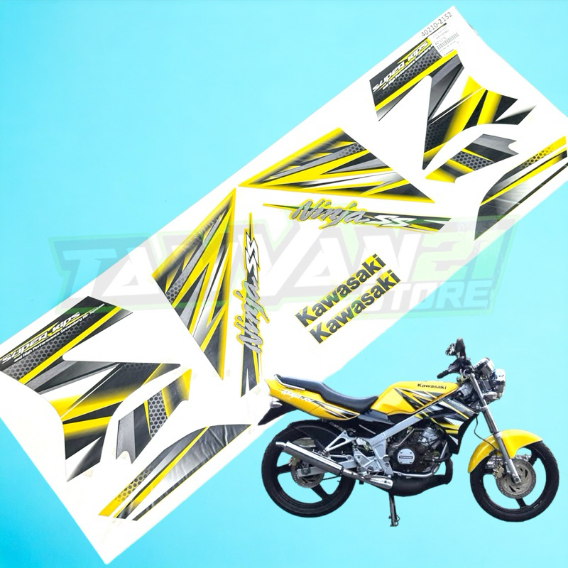 Jual STIKER STRIPING NINJA SS KUNING ORIGINAL KAWASAKI | Shopee Indonesia