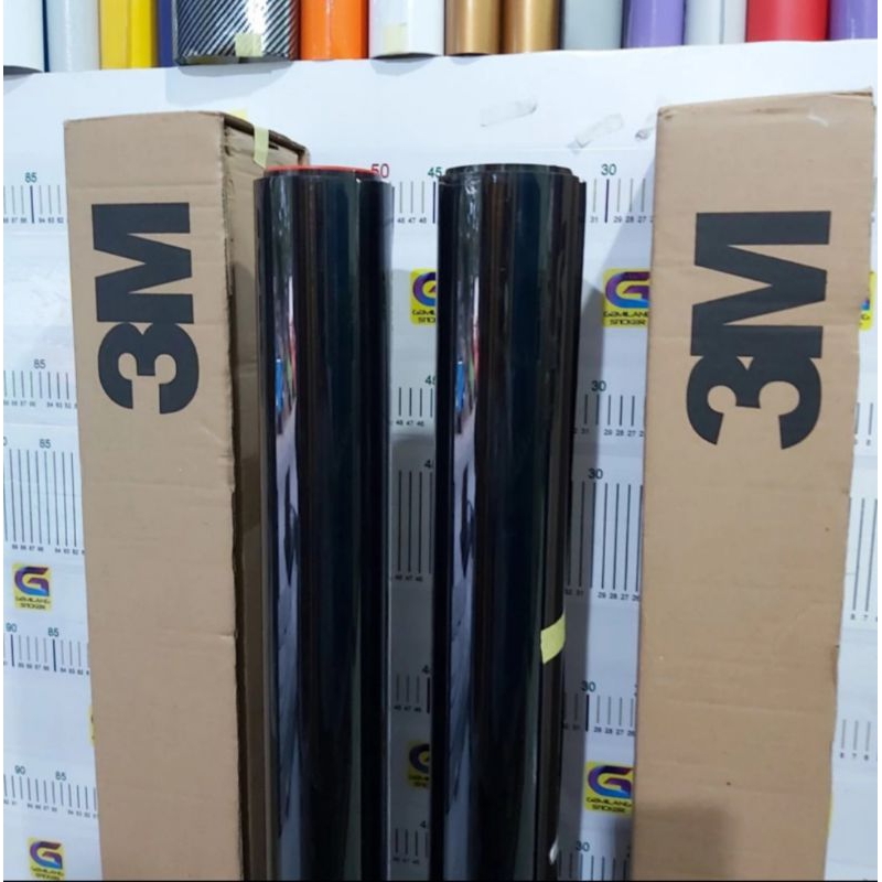 Jual kaca film 3M black beauty original full hitam/garansi 5 tahun, gratis stiker 3M auto film ...
