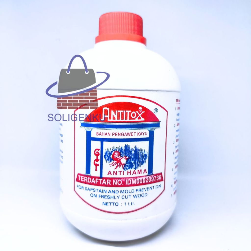 Jual ANTITOX / ANTI RAYAP KAYU / ANTI HAMA PENGAWET KAYU 1L OBAT RAYAP ...