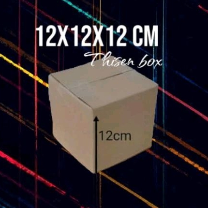 Jual Kardus box packing kecil 12x12x12 cm | dus packaging recycle ...