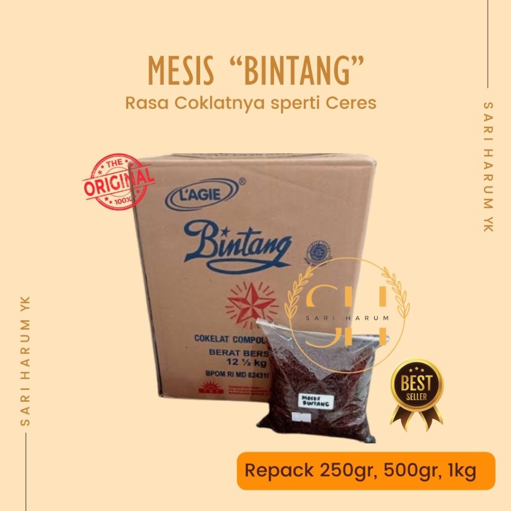 Jual Mesis | Mesis Coklat | Coklat Tabur | Mesis Coklat Bintang | Mesis ...