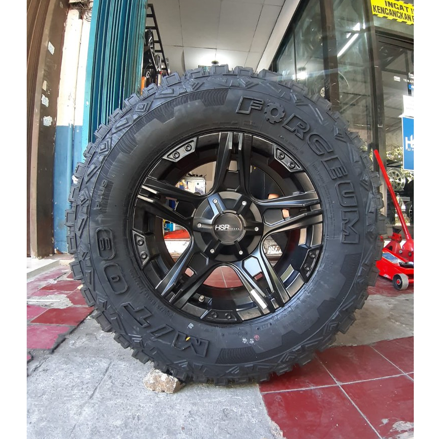 Jual Paket Velg Dan Ban ring 16 Type SABAKU Dan Ban MT Buat HILUX DC ...