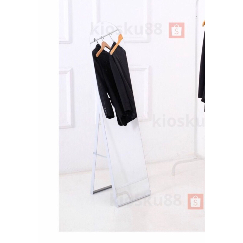 Jual Standing Mirror Oval Setengah Lingkaran Tanpa Frame Full Body ...