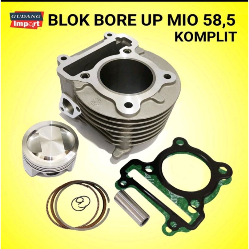 Jual BLOK SEHER BORING PAKET BOREUP KRT MIO 58,5 58 59 | Shopee Indonesia