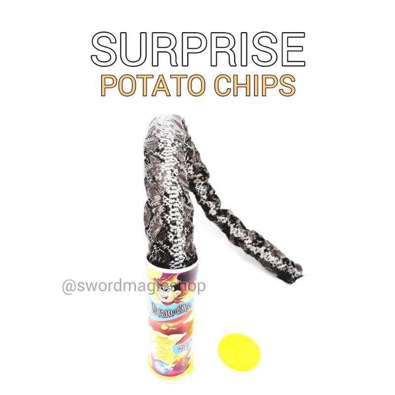 Jual Alat Sulap Surprise Potato Chips - Chips to snake - Potato Prank ...