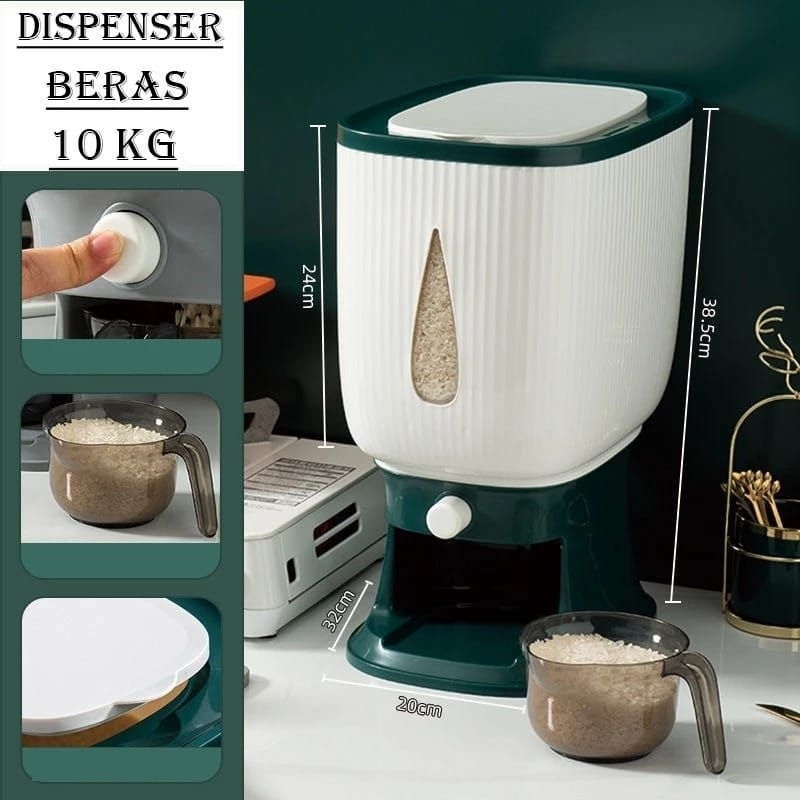 Jual Dispenser Beras 10 KG Modern | Shopee Indonesia
