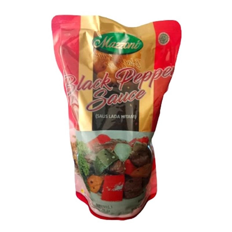 Jual Mazzoni Saos Lada Hitam 1 kg | Shopee Indonesia