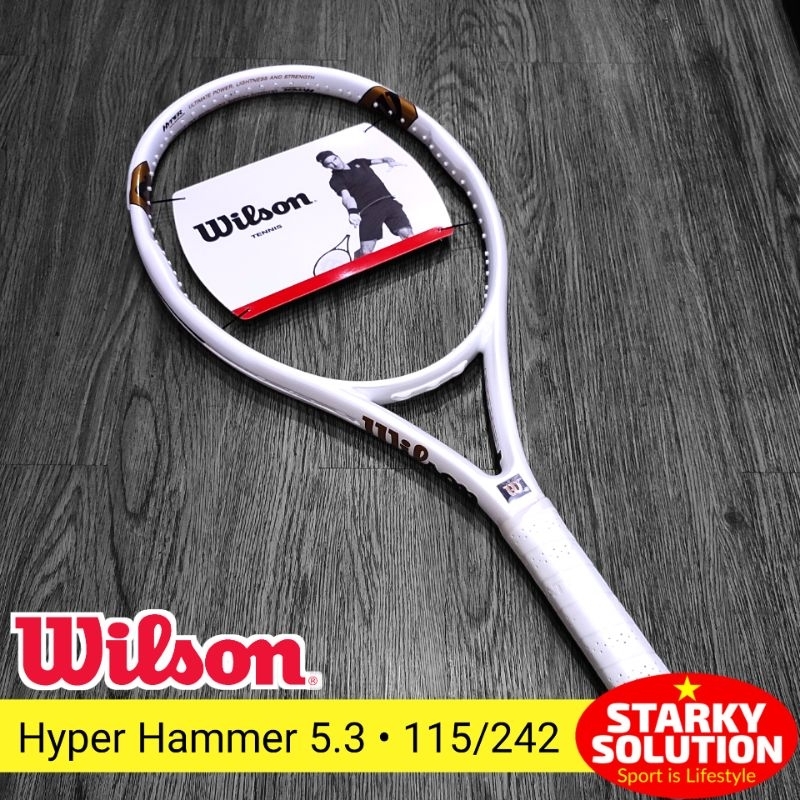 Jual Raket Tenis WILSON HYPER HAMMER 5.3 115/242 Original | Shopee ...
