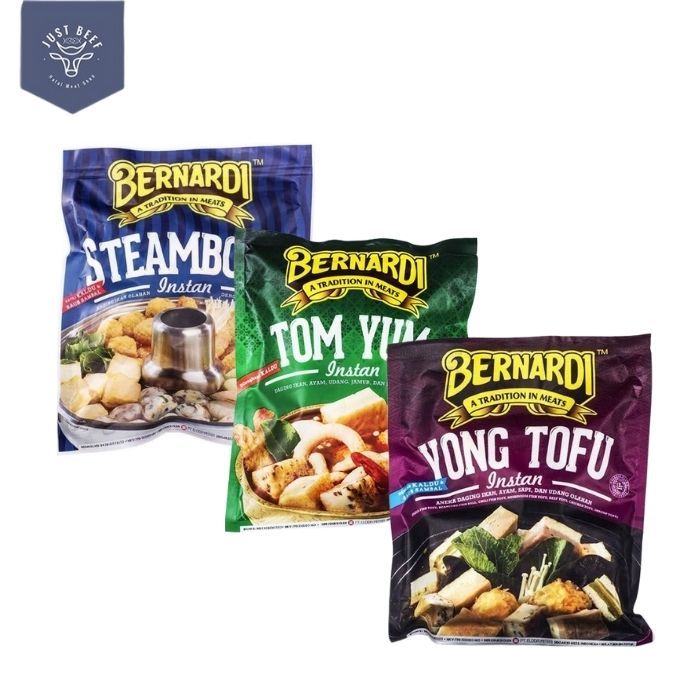 Jual Bernardi Steamboat / Tomyum / Yong Tofu Shabu Instant Frozen Halal ...