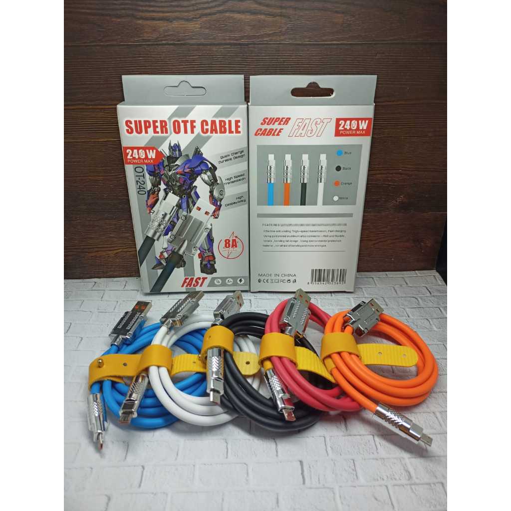 Jual Kabel Data Plat Besi 120W Support Fast Charging 6A Micro USB Big ...