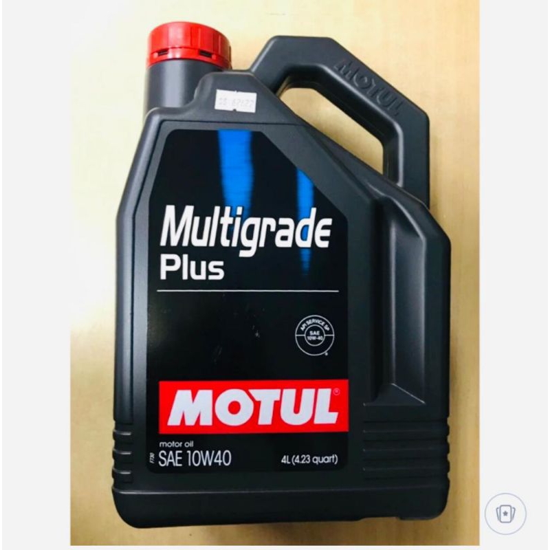 Jual oli motul multigrade plus 10w40 4L (grafis filter oli) | Shopee ...