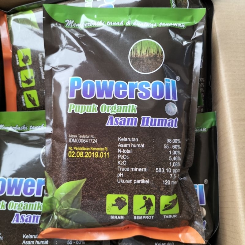 Jual Powersoil 1000gram Asam humat / humit acid | Shopee Indonesia