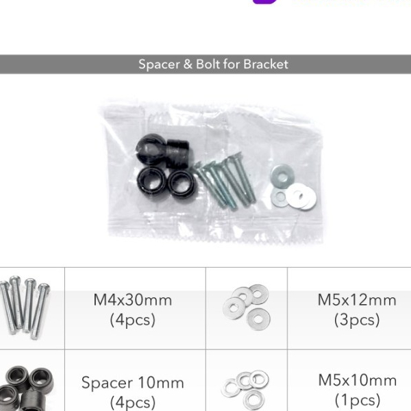 Jual Spacer baut set bracket tv monitor led lcd universal | Shopee ...