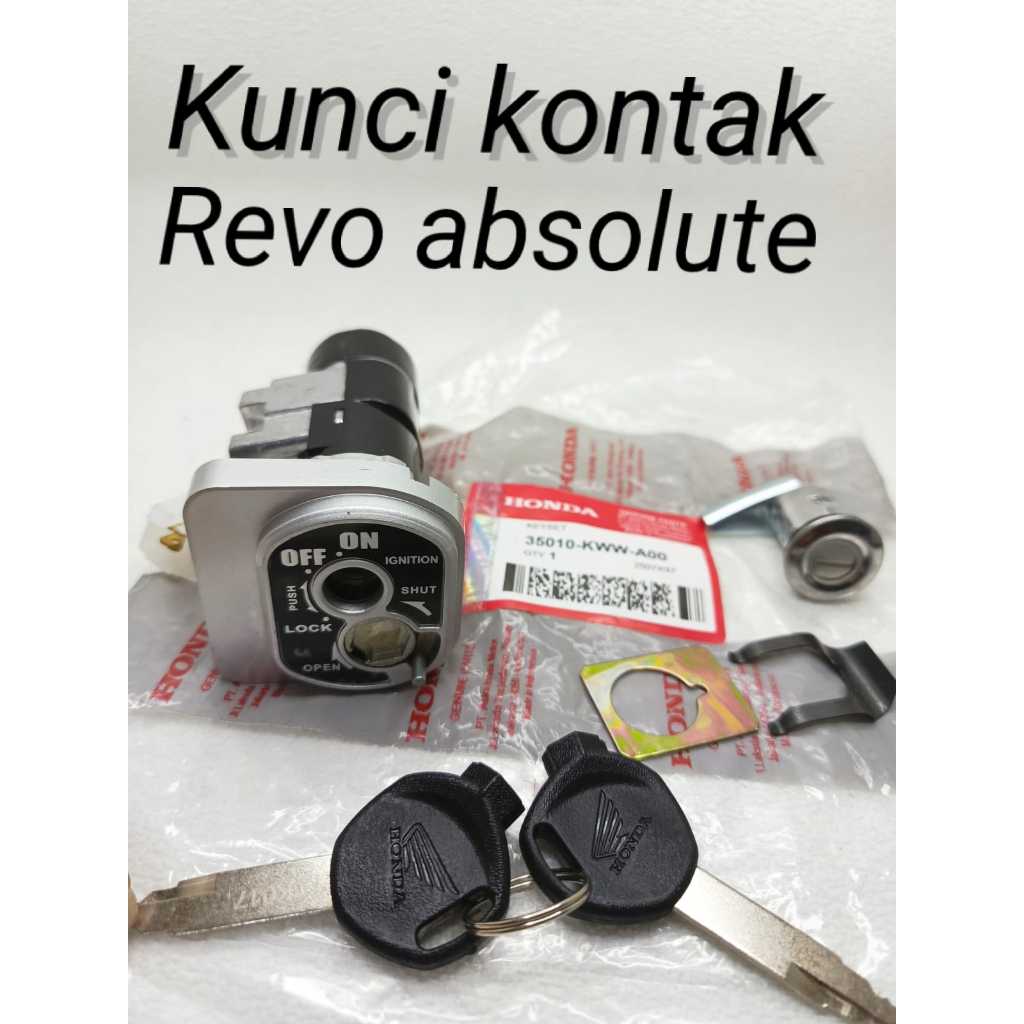 Jual KUNCI KONTAK SET JOK REVO ABSOLUTE REVO FIT BLADE KARBU SOKET 2 ORIGINAL HONDA KODE KWW ...