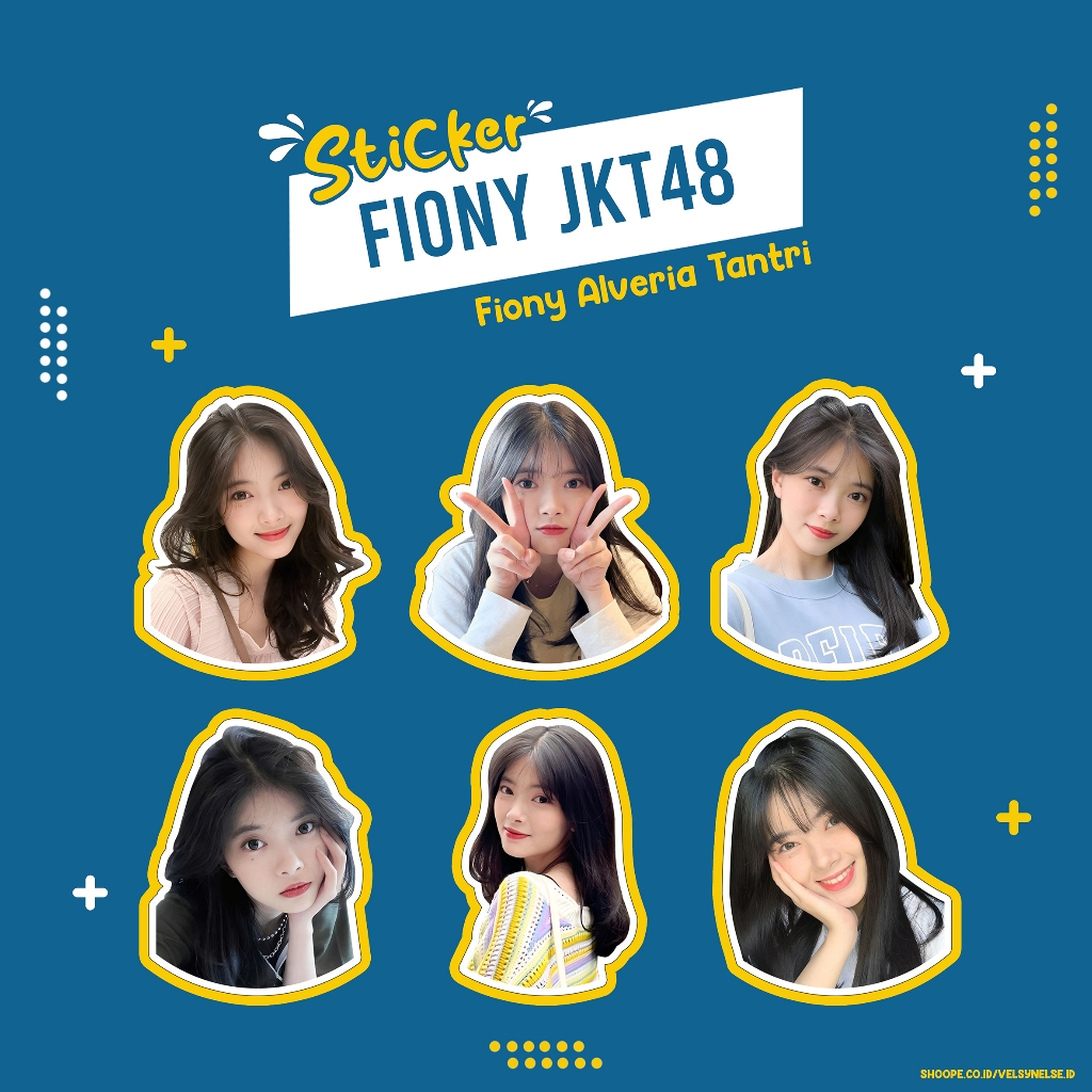 Jual [ ISI 6 ] Sticker Pack JKT48 Lucu Aesthetic High Quality | Shopee ...