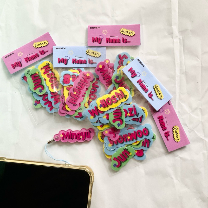 Jual STICKER MY NAME IS… | Shopee Indonesia