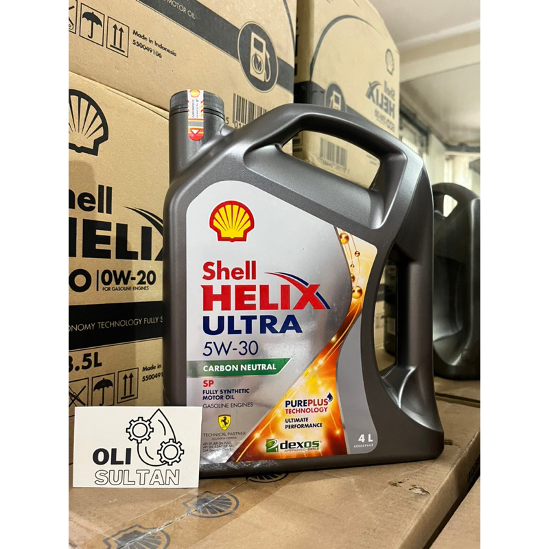 Jual SHELL HELIX ULTRA 5W-30 4L | BARCODE HIJAU ORIGINAL | OLI SHELL ...