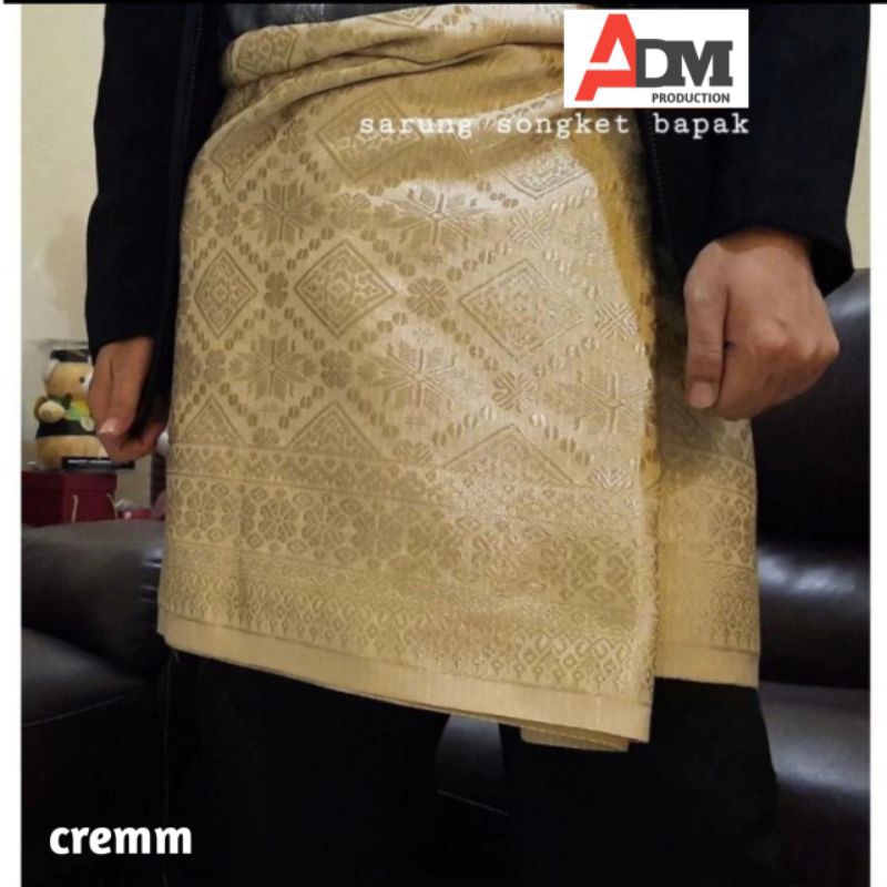 Jual SARUNG SONGKET//SONGKET BAPAK//SIAP PAKAI//SARUNG SONGKET BAPAK ...
