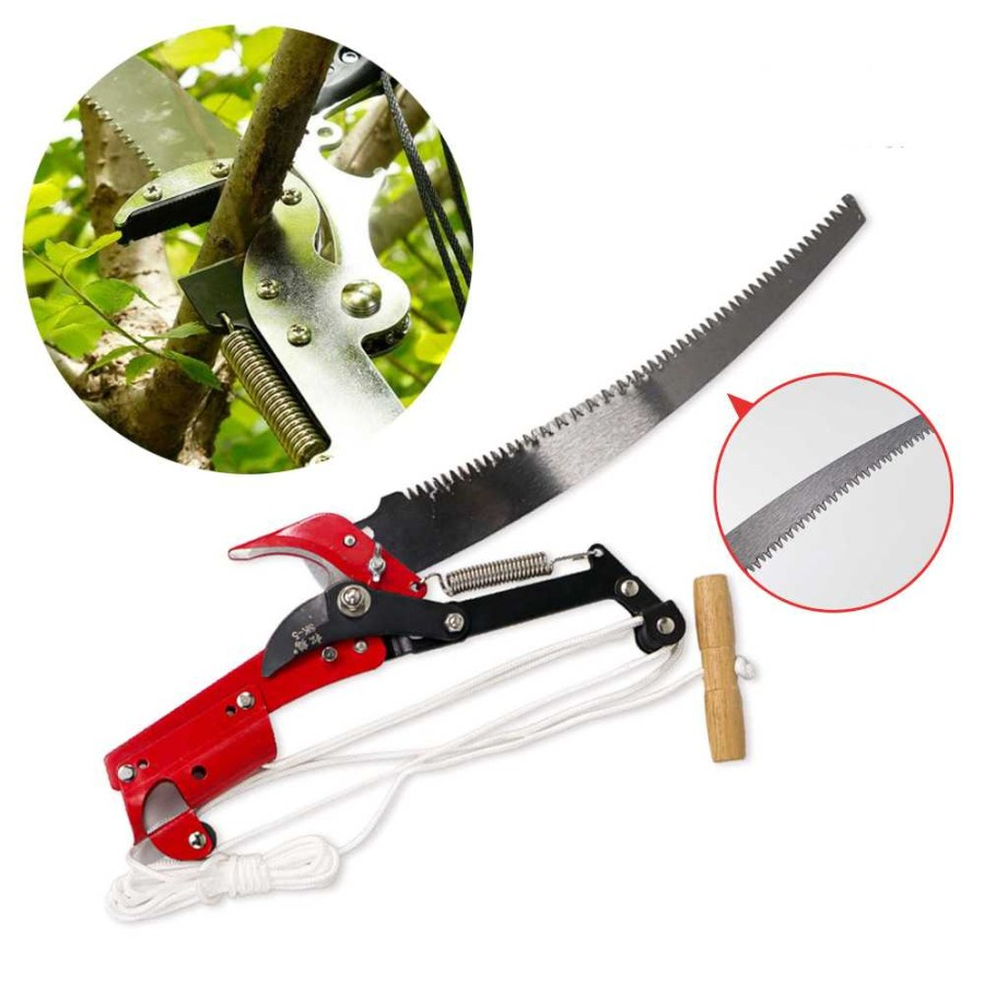 Jual Gergaji Gunting Dahan Tarik Tali Alat Potong Ranting Tree Pruner Saw Multifungsi | Shopee ...
