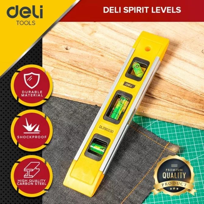 Jual Waterpass DELI DL290230 / Water pass / Spirit Levels / Waterpas ...