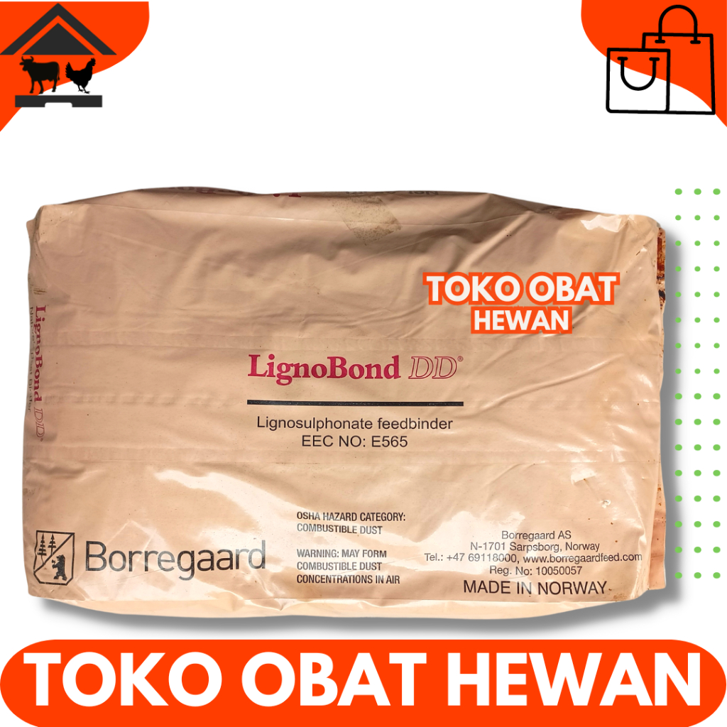 Jual LIGNOBOND DD 25 KG - Pellet Binder Pakan - Perekat Pelet Untuk ...
