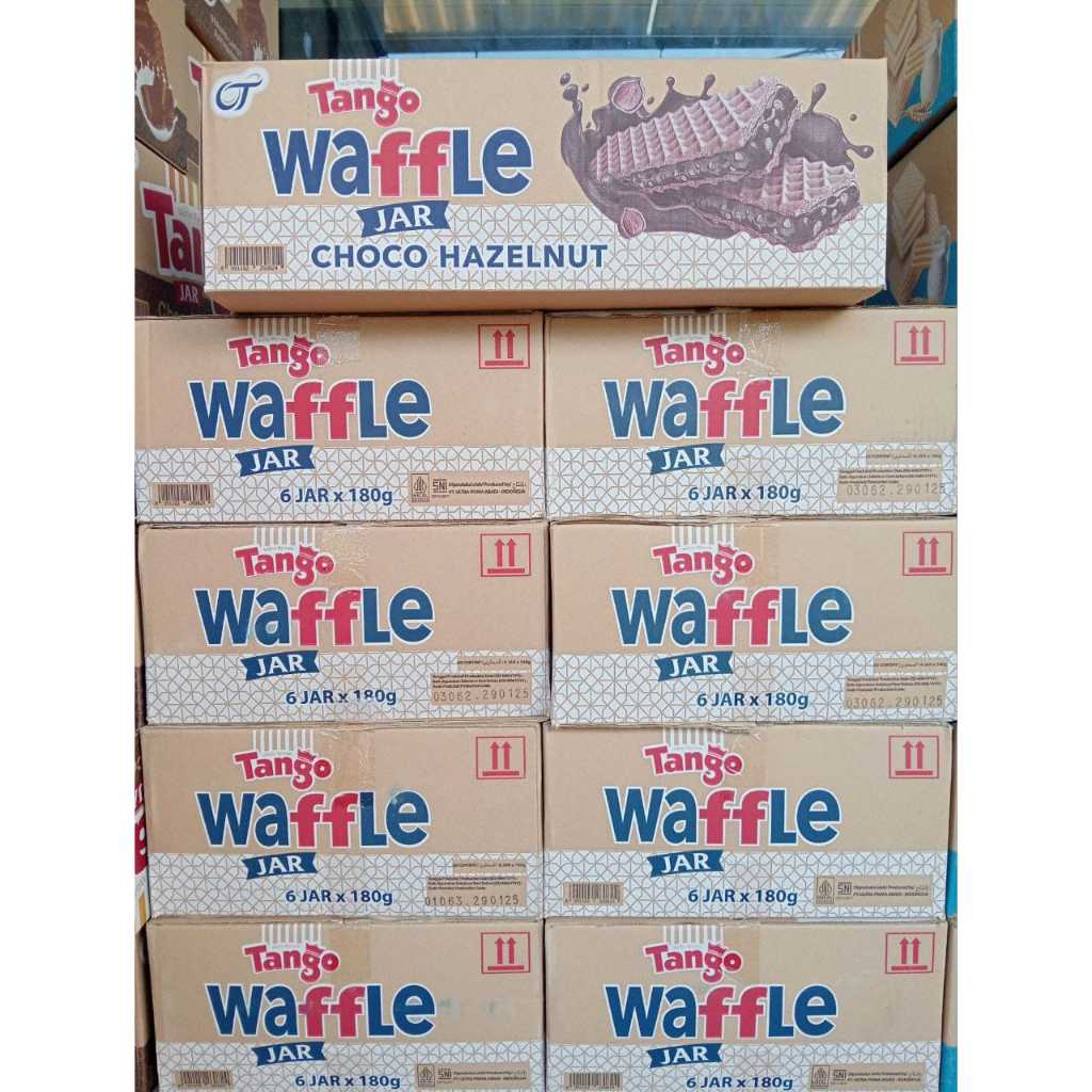 Jual Tango Jar Waffle Choco Hazelnut 180gr 1 Dus isi 6 | Shopee Indonesia