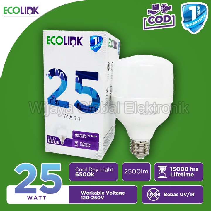 Jual GARANSI RESMI! Ecolink Lampu LED Capsule 25 Watt Cahaya Putih ...