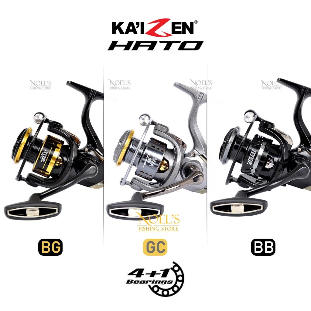 Jual Reel KAIZEN HATO BB/BG/GC | Power Handle | 1000 s/d 8000 | Kolam ...